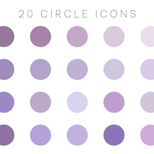 Purple Desktop Folder Icons for MacBook and Windows, Personalized ...