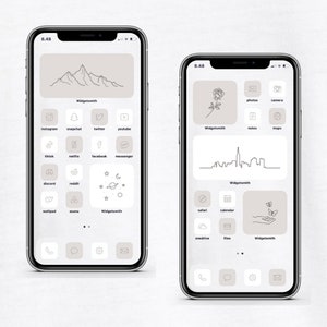1400+ Parisian Ios App Icon Pack | Chocolate | Gray | Ios 14 ...