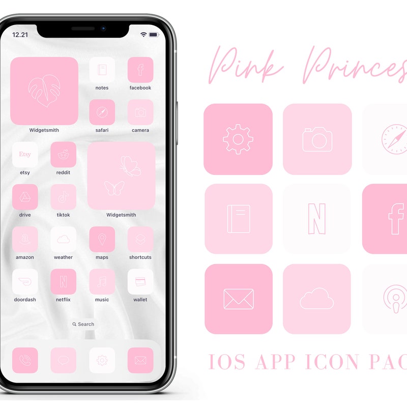 Pink App Icons - Etsy