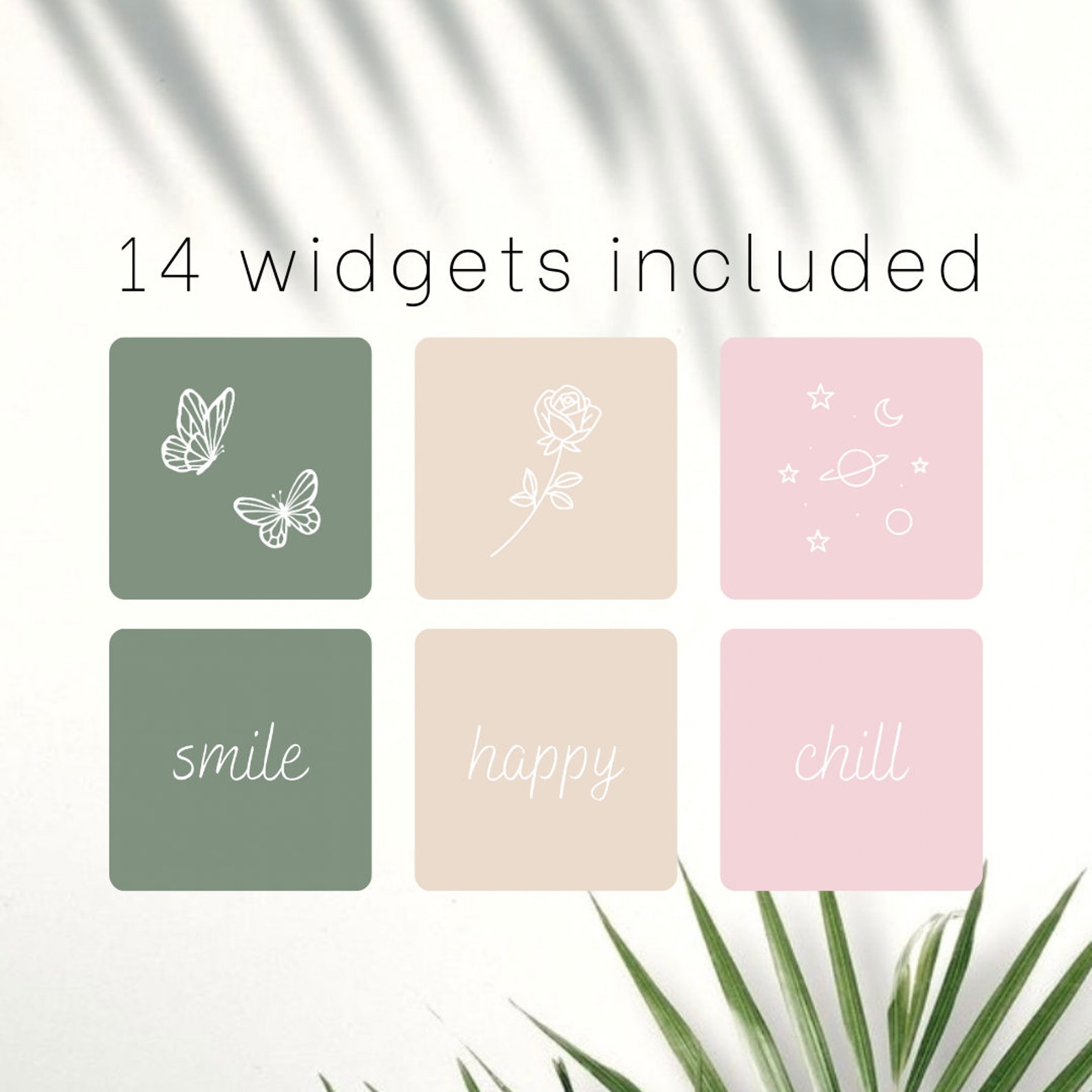 1500 Neutral Ios App Icon Pack Minimalistic Green Pink - Etsy