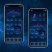 900+ Minimalistic Blue Space Ios App Icon Pack | Minimal | Stars | Icon ...