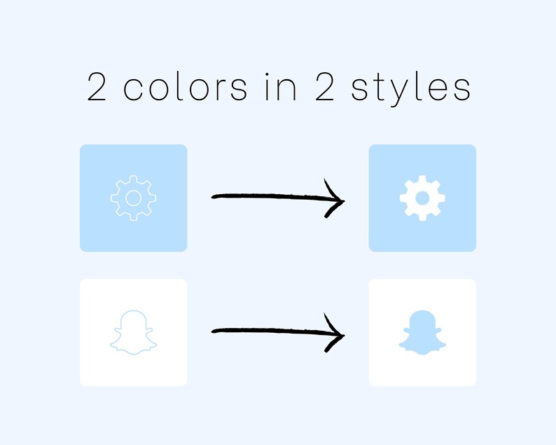 4000 Pastel Blue IOS 14 / 15 App Icons Pack Blue & White - Etsy