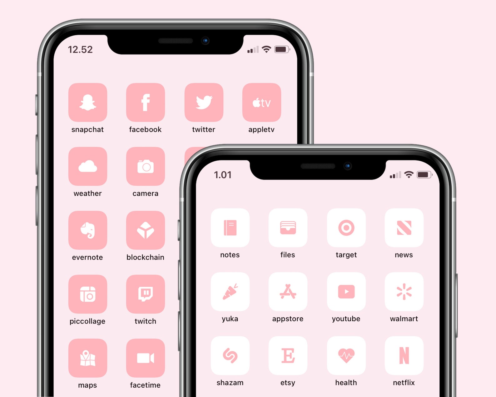 4000 Pastel Pink IOS 14 / 15 App Icons Pack Blush Pink & - Etsy