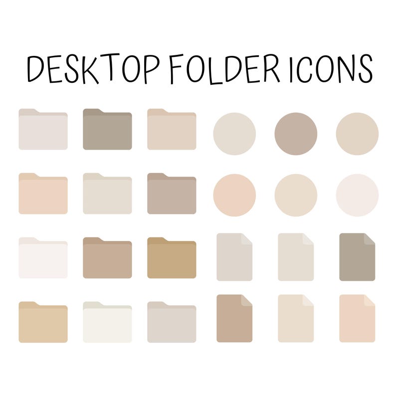 Desktop Folder Icons - Etsy