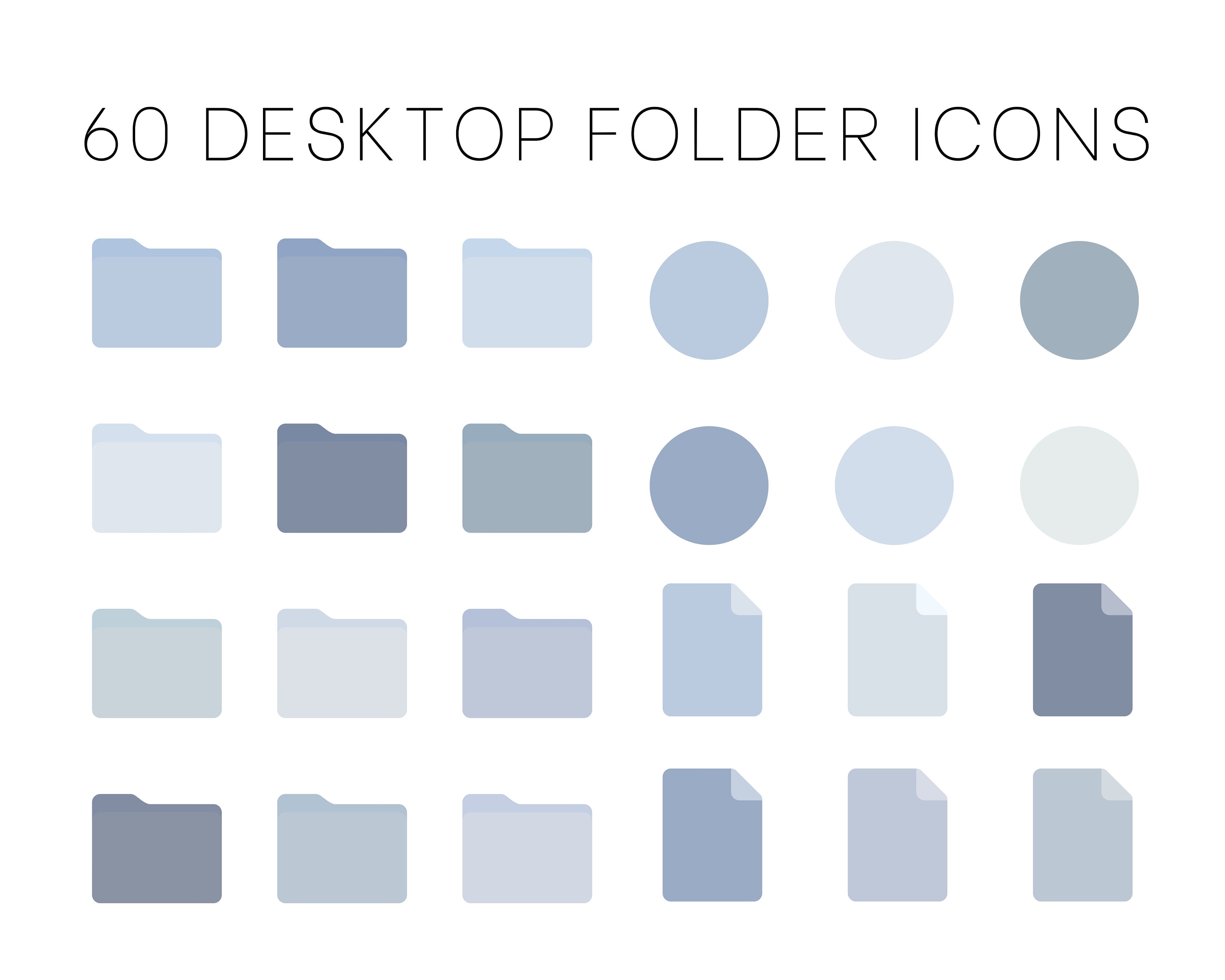 Blue Open Folder Icon