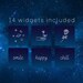900+ Minimalistic Blue Space Ios App Icon Pack | Minimal | Stars | Icon ...