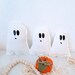 Mini Ghost Pillows, Halloween Mini Ghosts, Wood Stand Ghosts, Tiered ...
