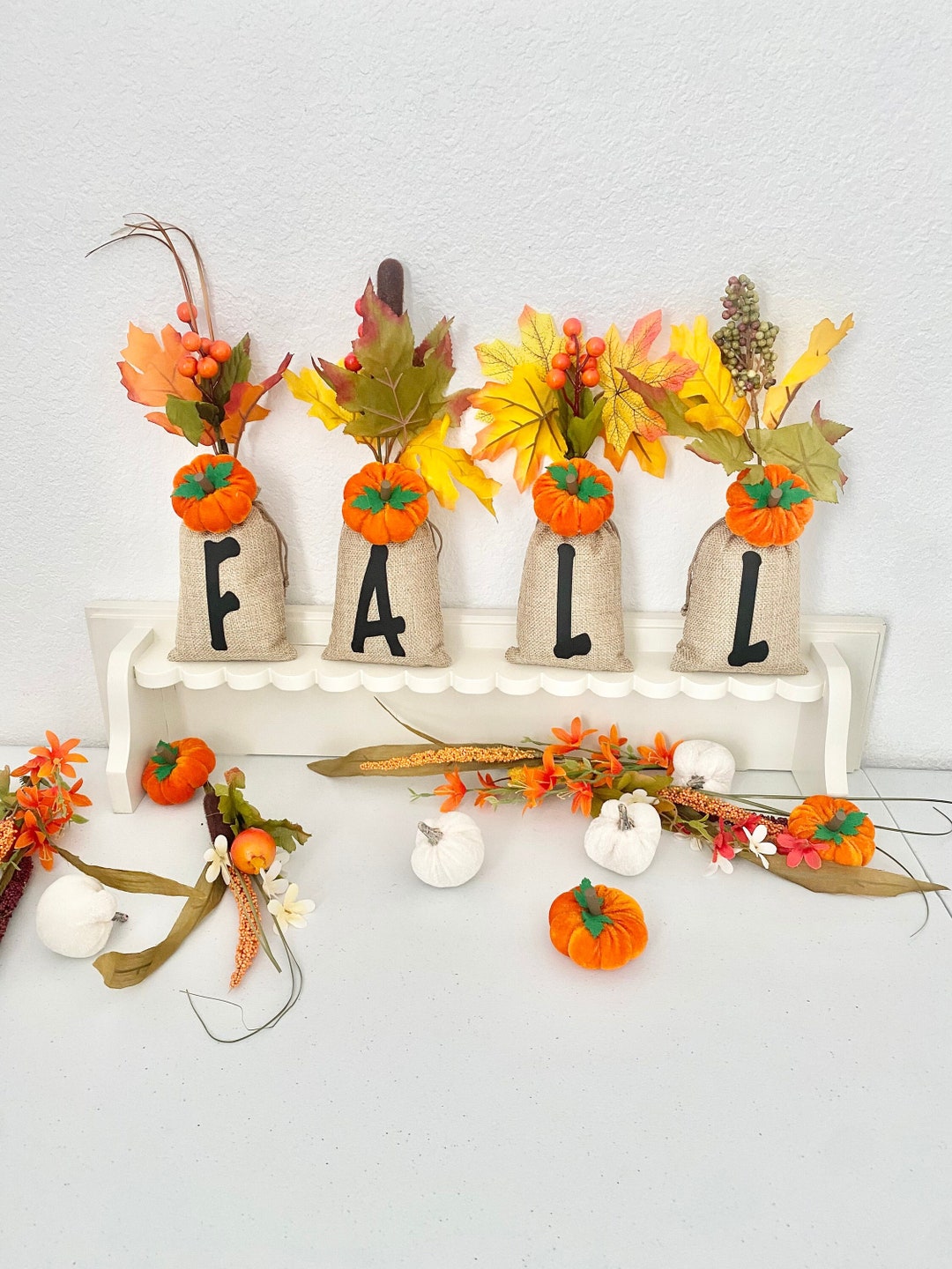 Mini Fall Farmhouse Sign Decor, Mini Fall Decor, Fall Sign Decor, Mini ...