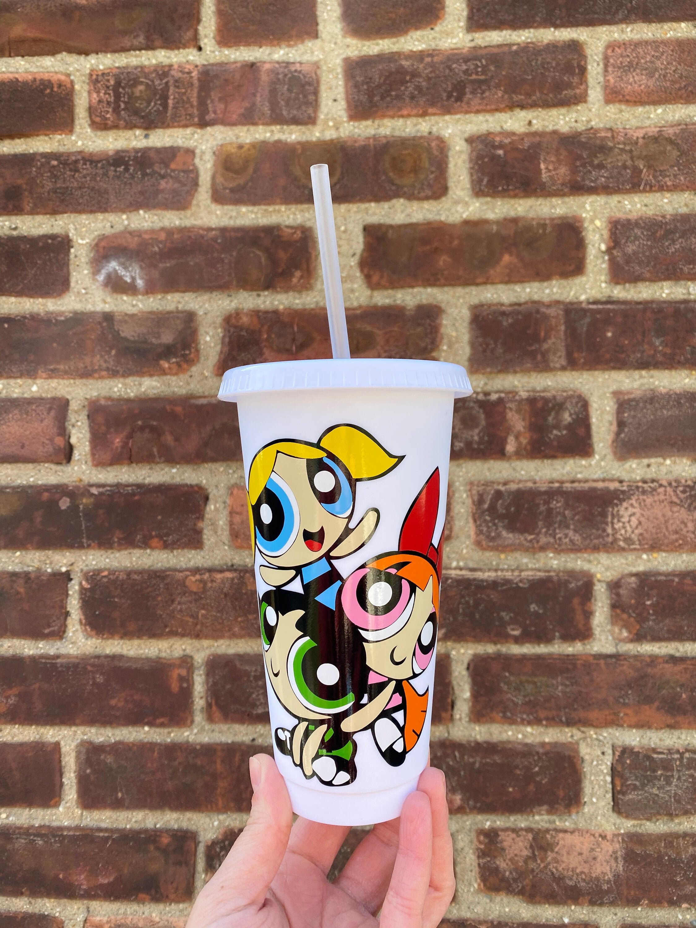 Powerpuff Girls 24oz Cold Cup Blossom Buttercup Bubbles | Etsy