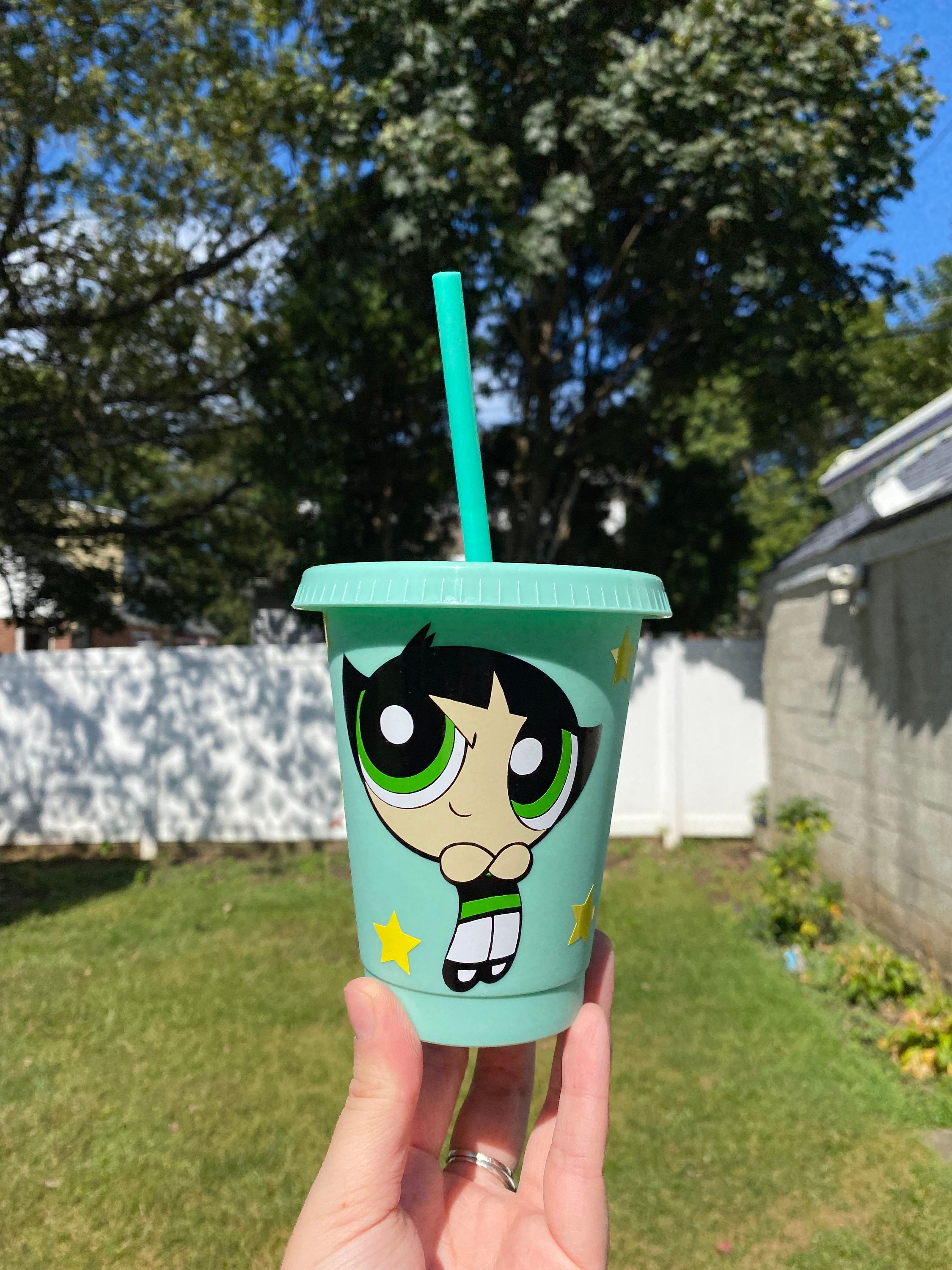 Powerpuff Girls 16oz Kids Cold Cup Blossom Buttercup | Etsy