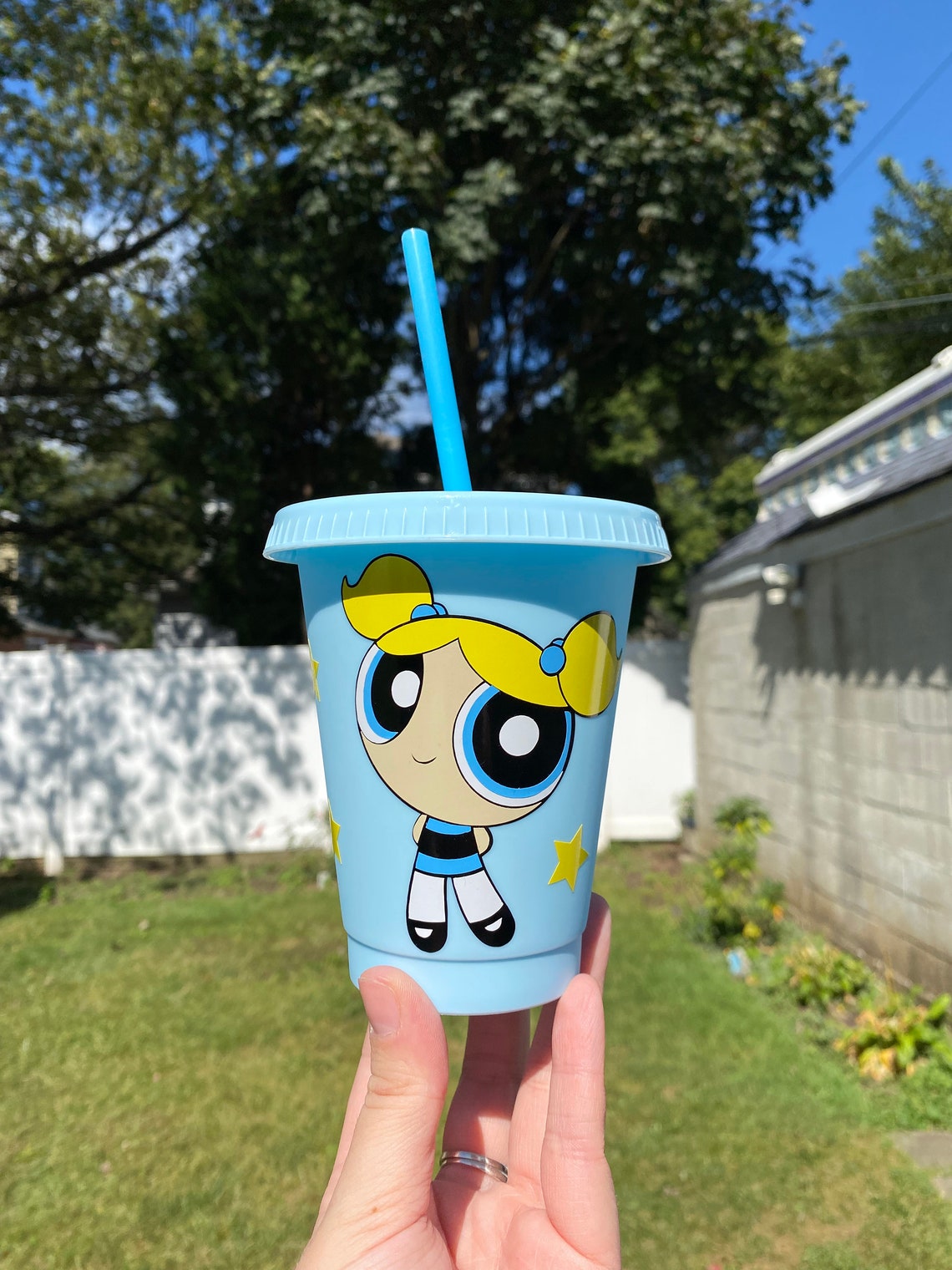 Powerpuff Girls 16oz Kids Cold Cup Blossom Buttercup | Etsy