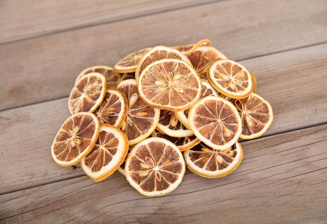 Natural Dried Lemon Slices Dehydrated Lemon Wheels Perfect - Etsy Canada