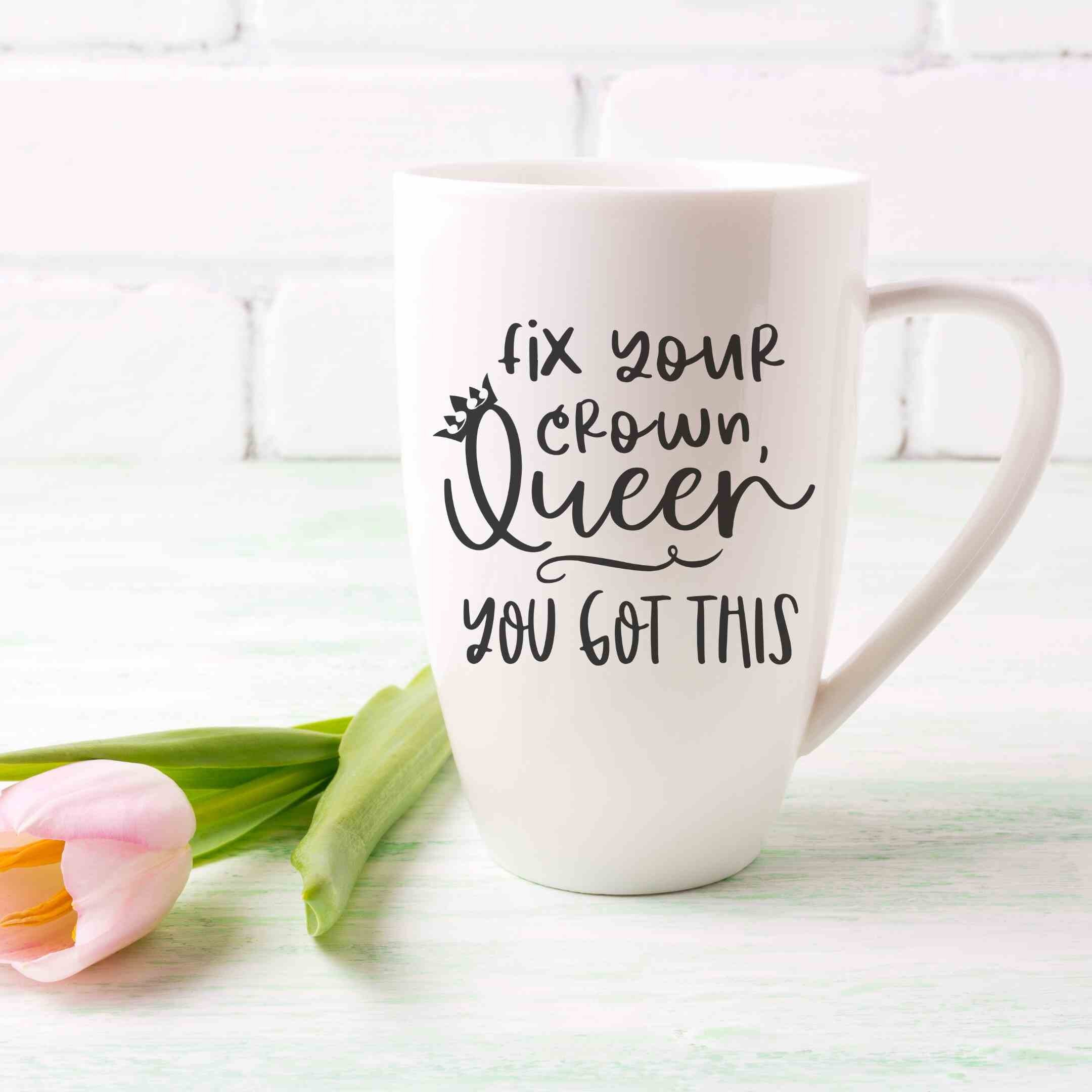 Fix Your Crown Queen SVG You Got This SVG Commercial Svg - Etsy