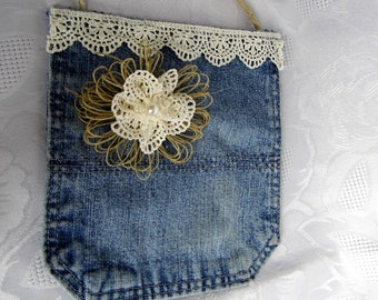 Denim Gift Bag | Etsy