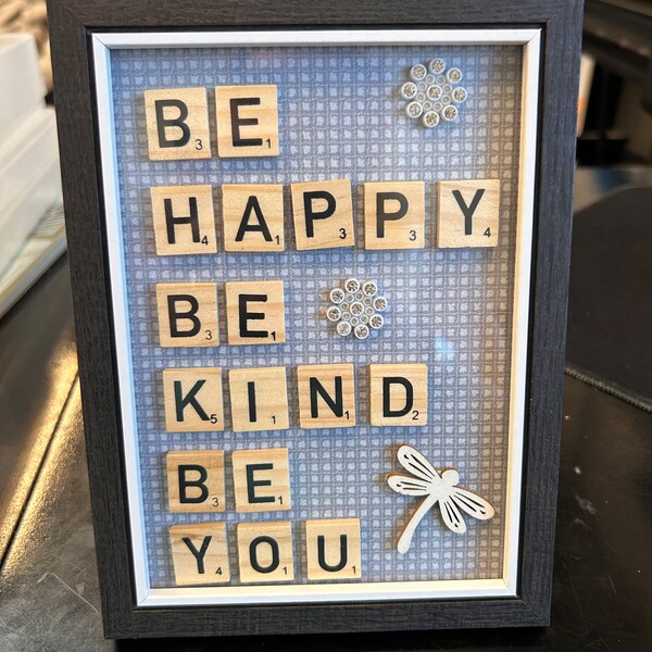 Scrabble Frame - Etsy UK