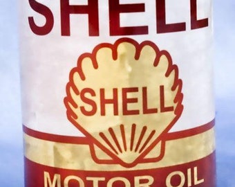 Shell Oil Can | Etsy