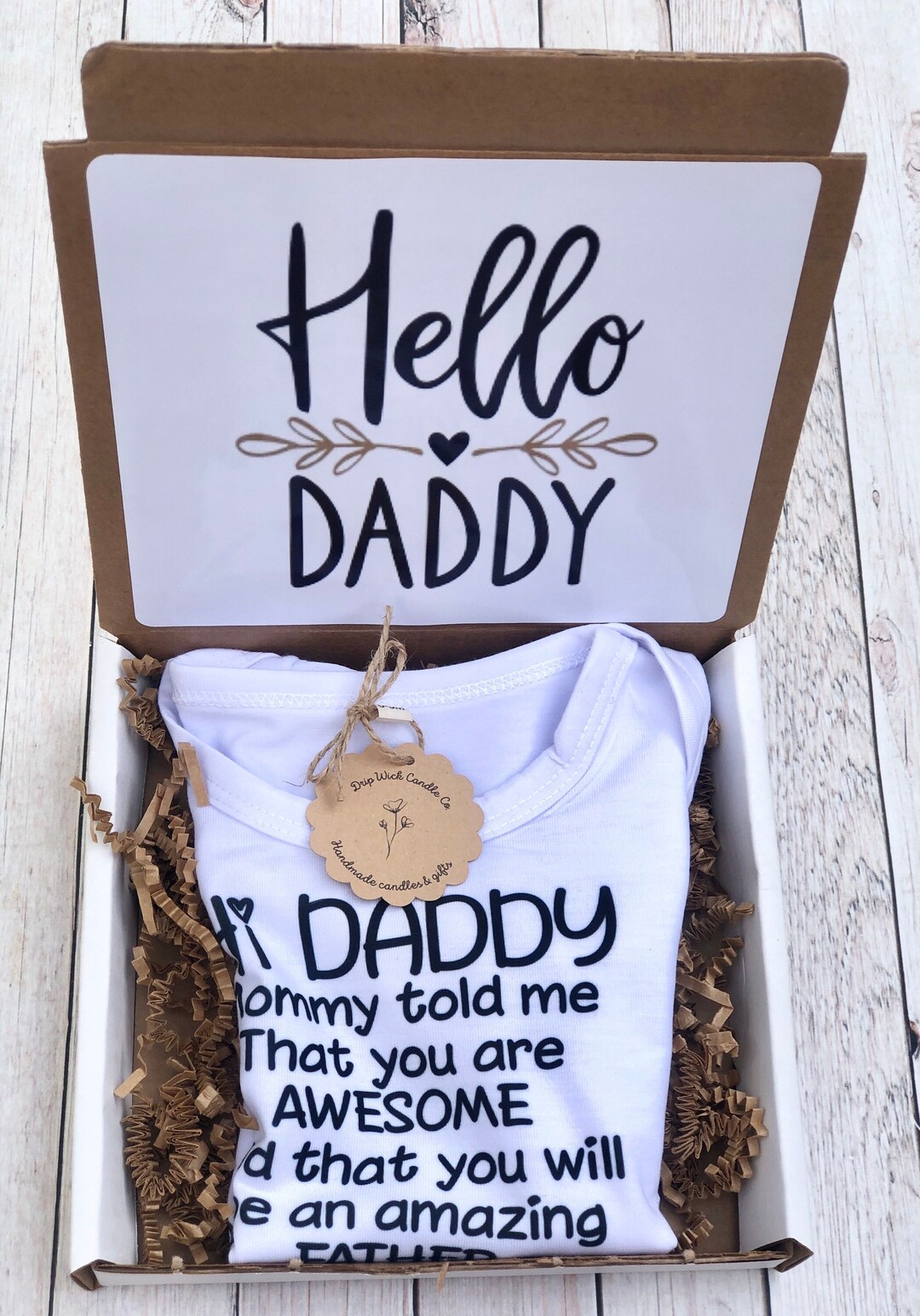 Daddy Surprise Gift, Husband Gift Box, Pregnancy Announcement Gift - Etsy