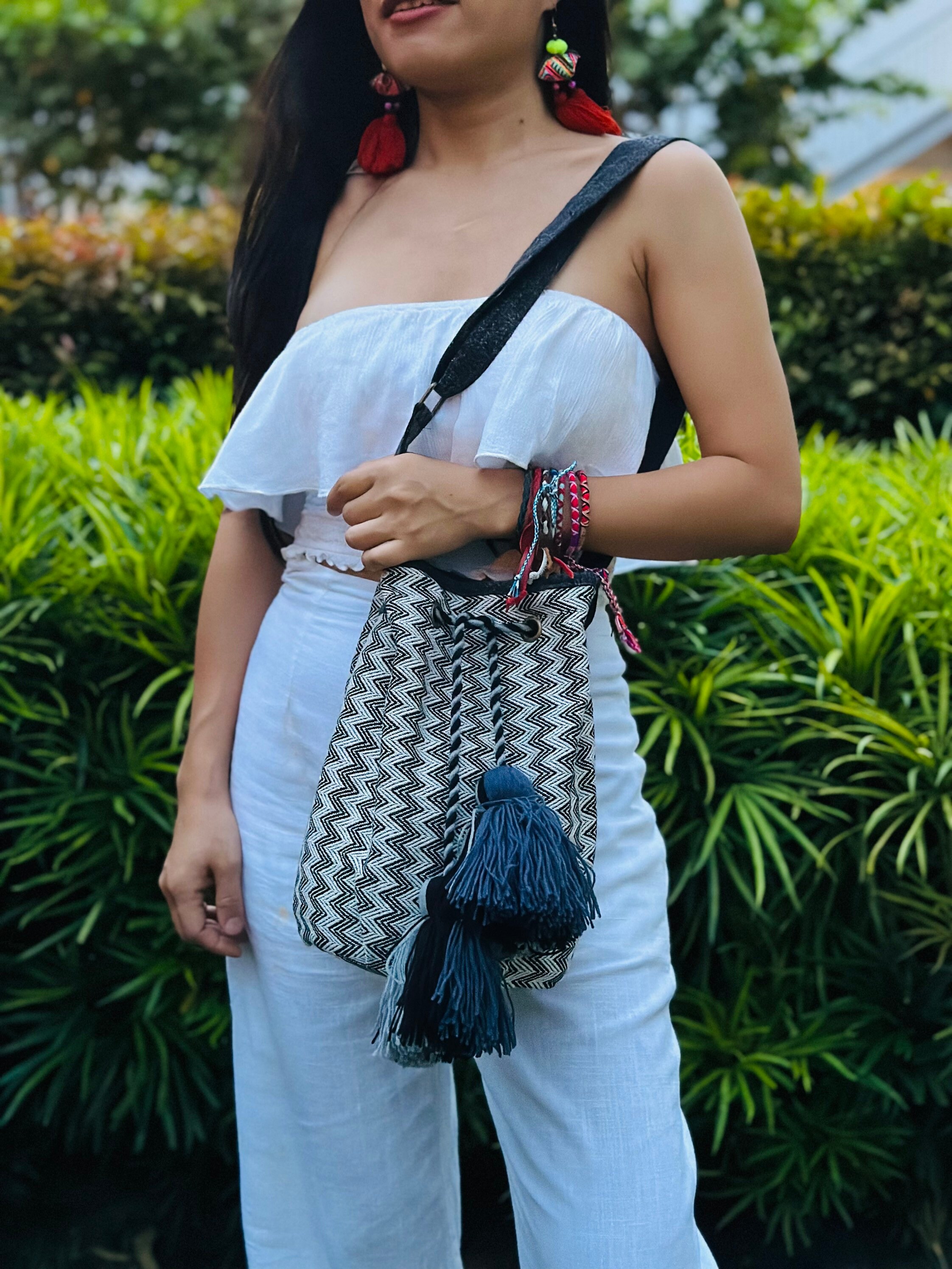 Hmong Woven Bucket Bag, Thai Boho Bag, Ethnic Hippie Bags, Boho ...