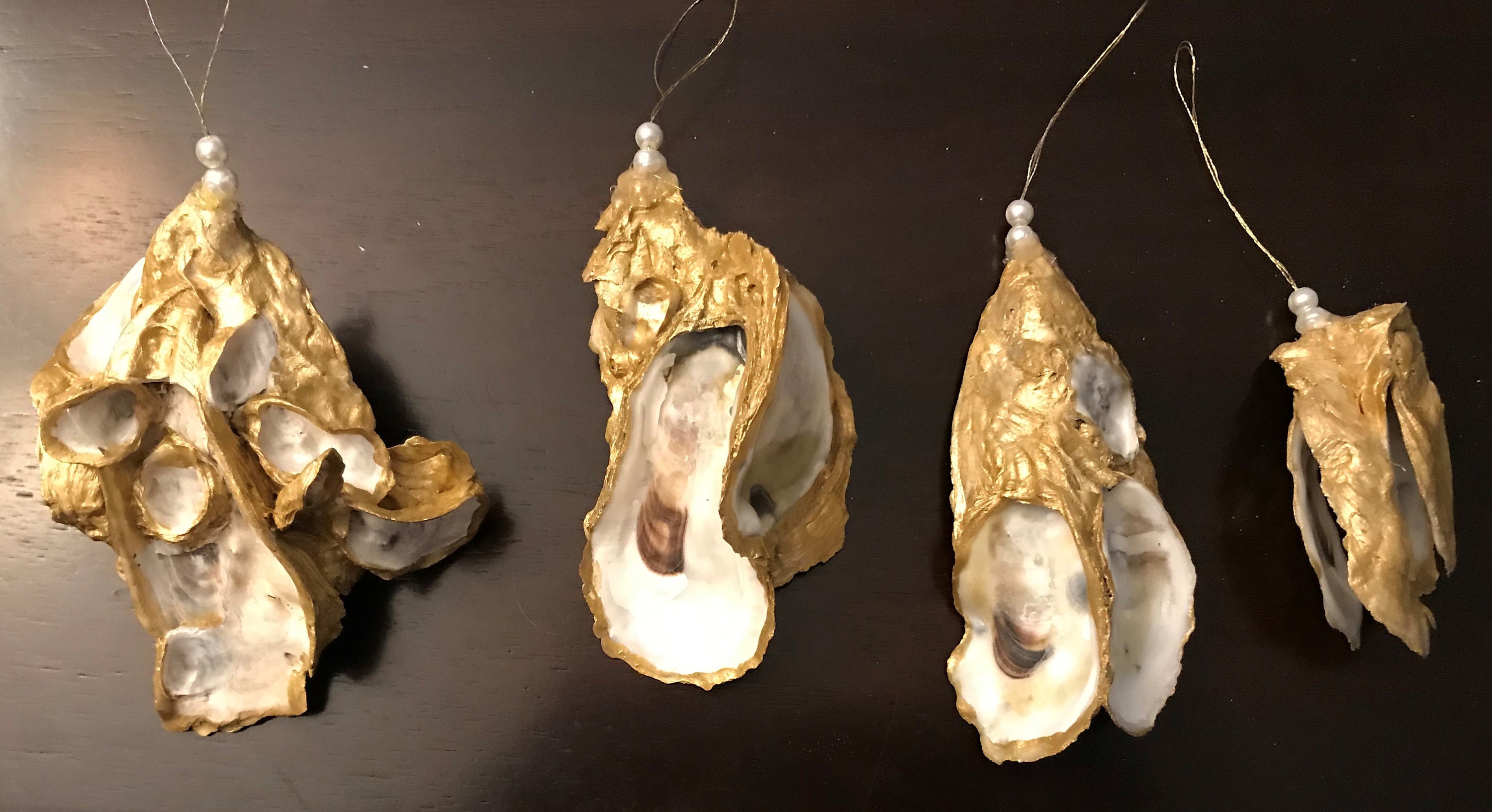 Large Oyster Shell Cluster Ornaments - Etsy