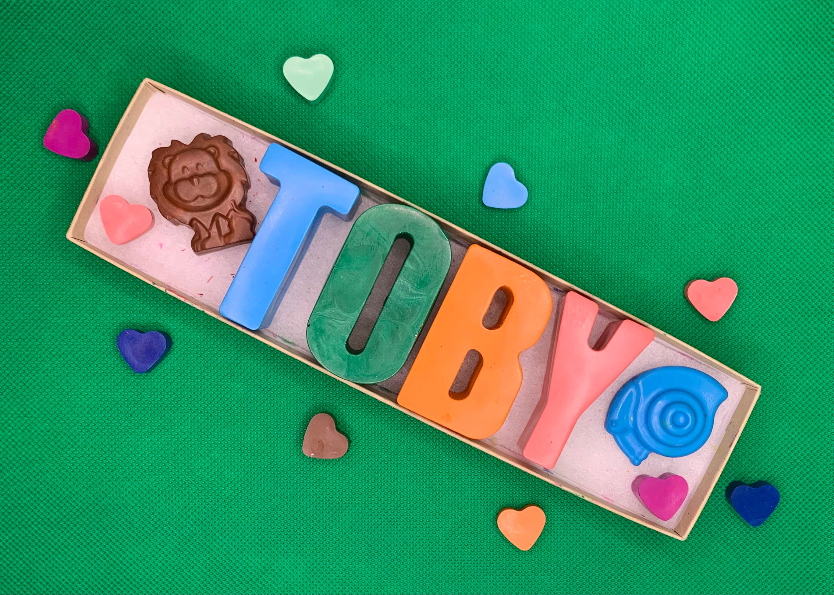 Personalised Name Crayons With 2 Free Shapes - Etsy