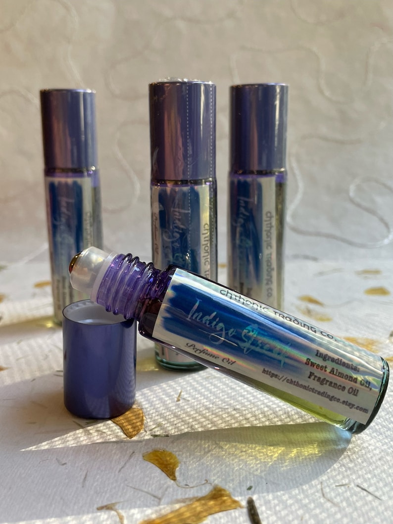 Indigo Streak Greta Van Fleet Inspired Handmade Roll-on Perfume Oil - Etsy
