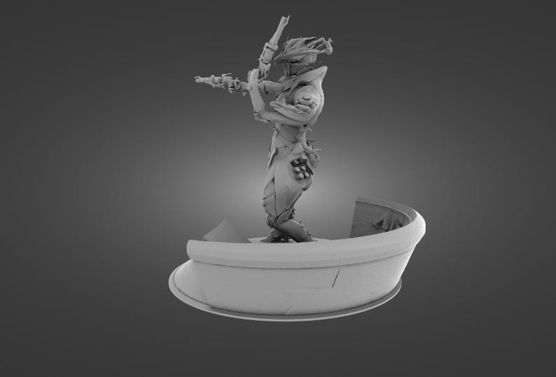 Mesa Prime - Warframe Character - 3D Printed Model - Etsy