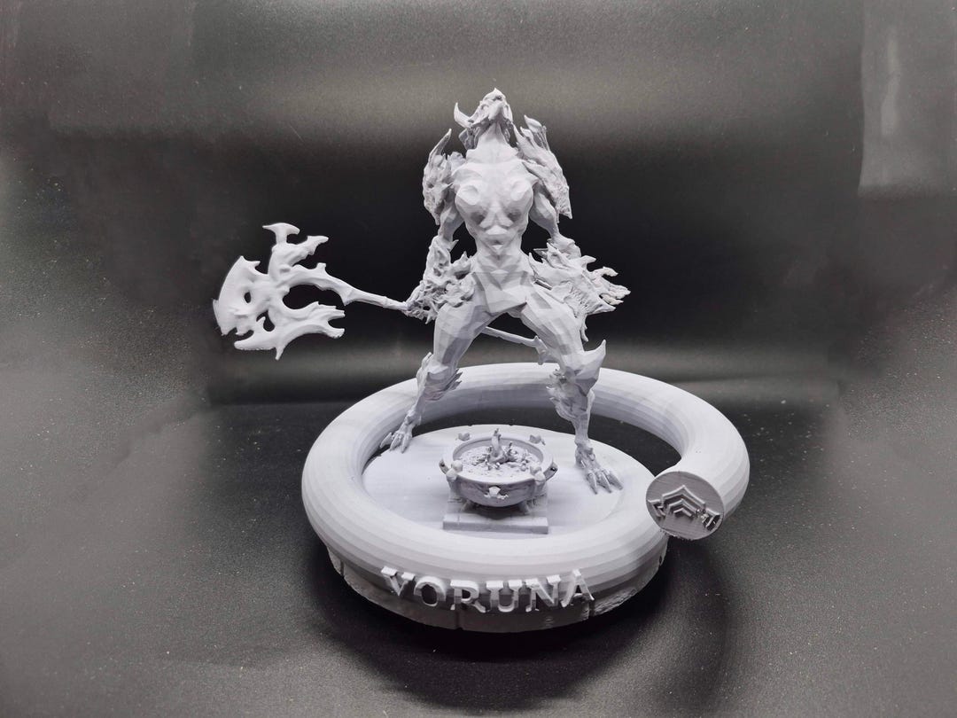 Voruna - Warframe Character - 3D Printed Model - Etsy