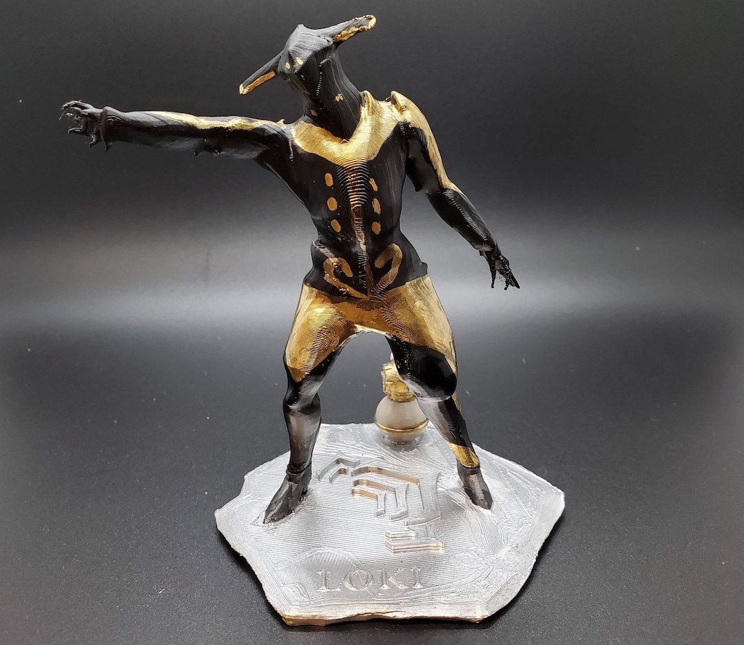 Loki Warframe Character - 3D Printed Model - Etsy