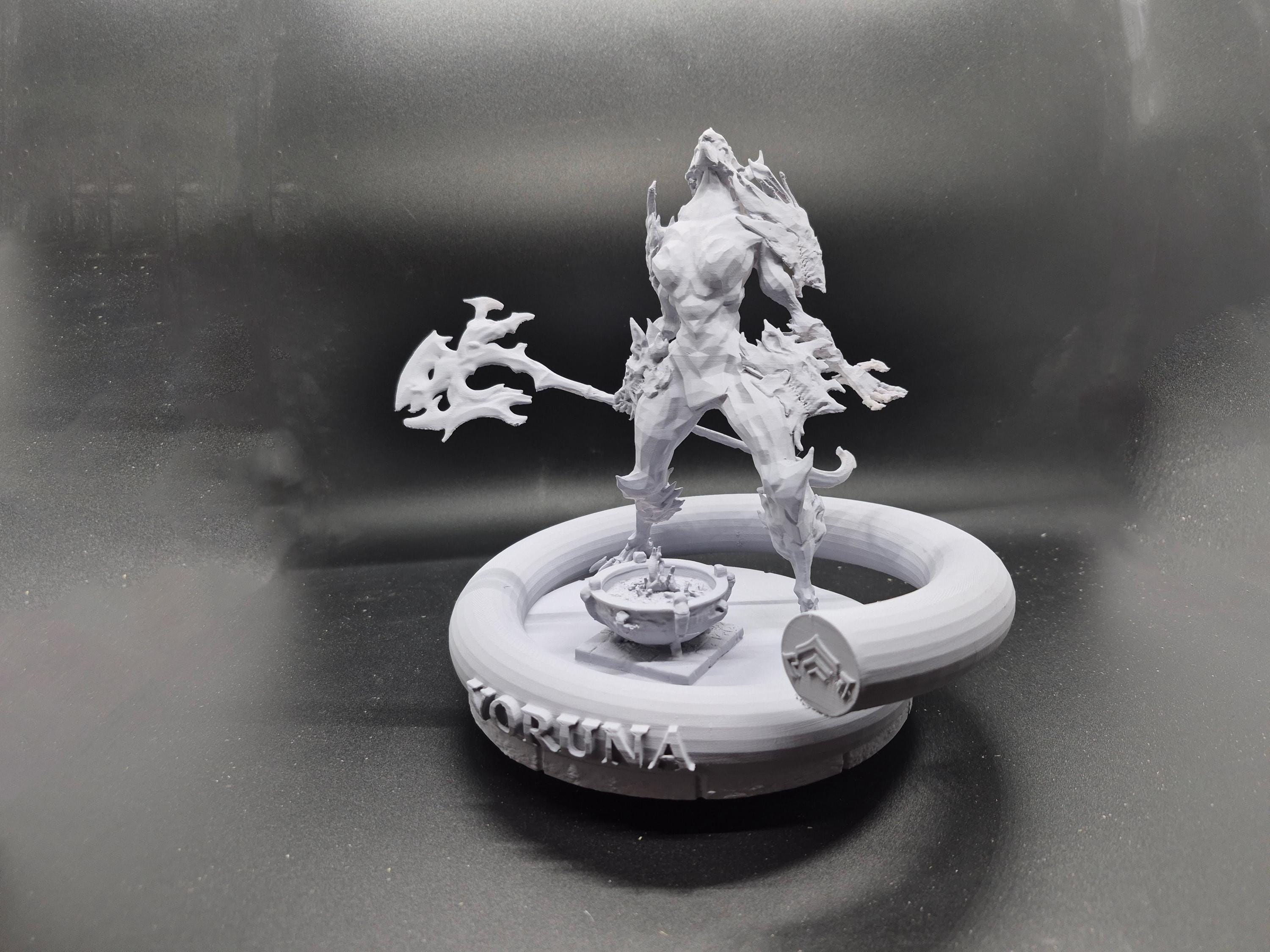 Voruna - Warframe Character - 3D Printed Model - Etsy