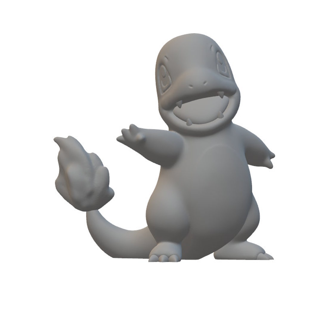 Charmander - 3D Printed Model - Etsy