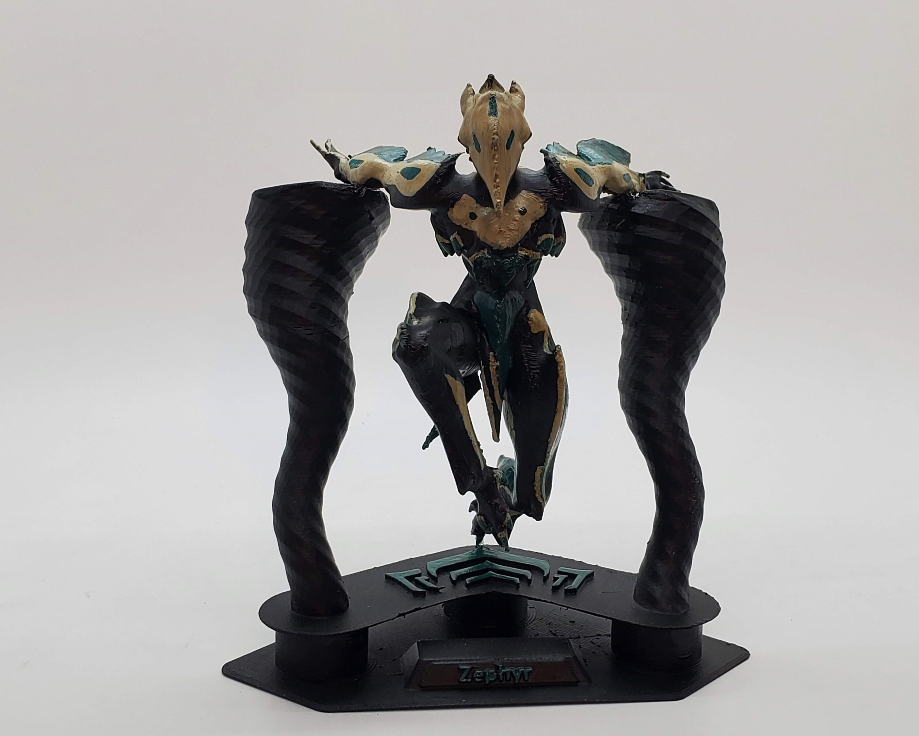 Zephyr Warframe Character 3D Printed Model | Etsy