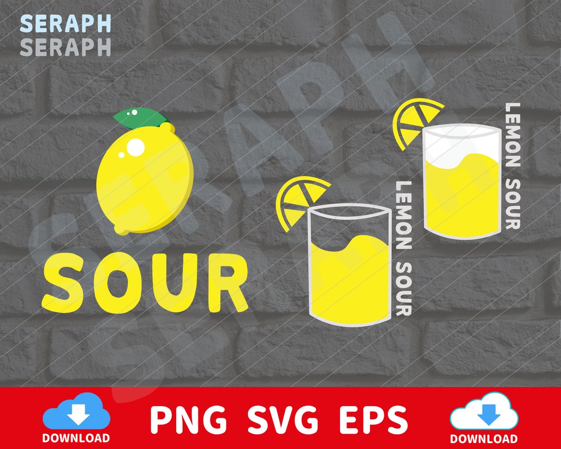 Lemon sour svg lemon sour cutting files lemonade svg lemon | Etsy