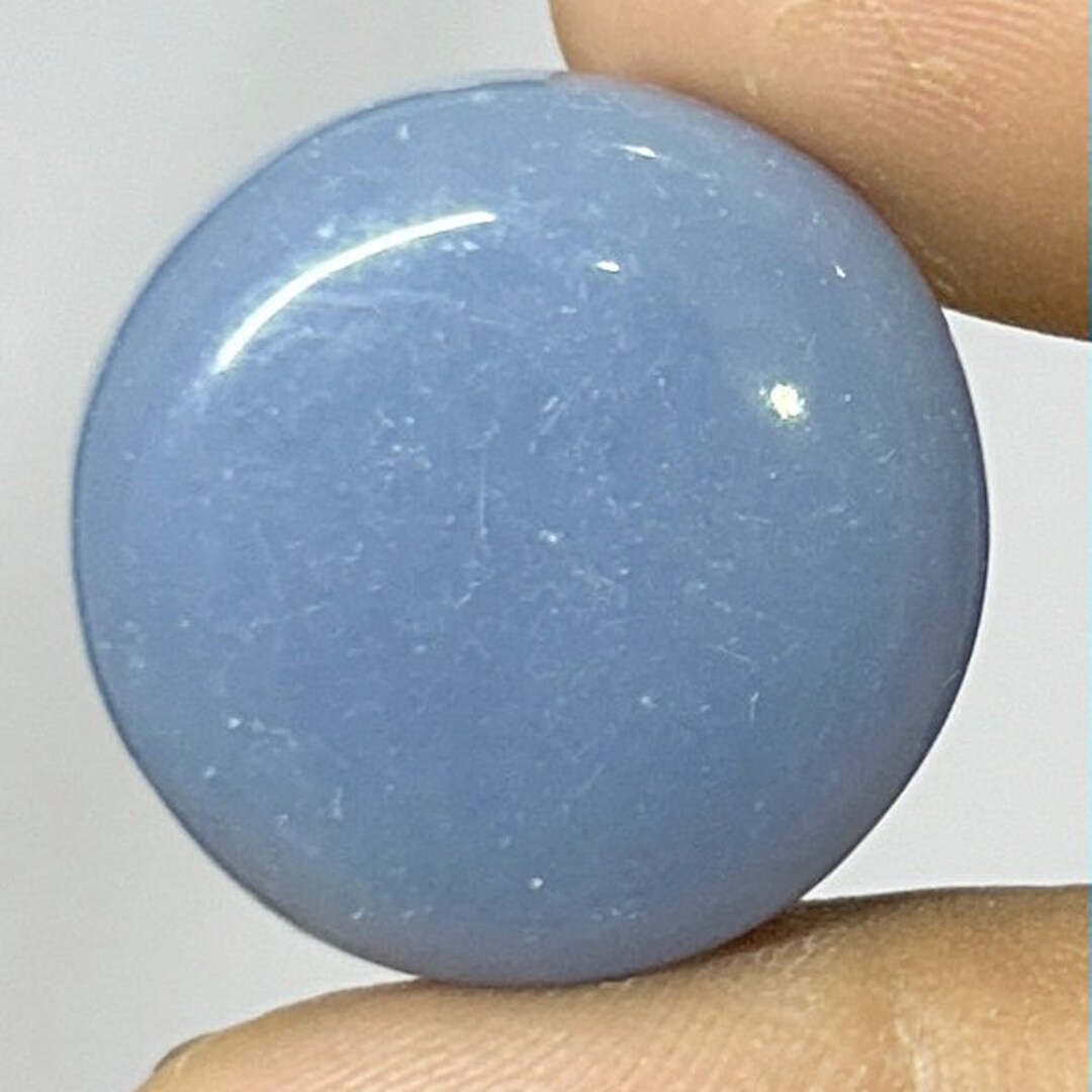 Angelite Gemstone Round Shape Angelite Gemstone for Making Jewelry and ...