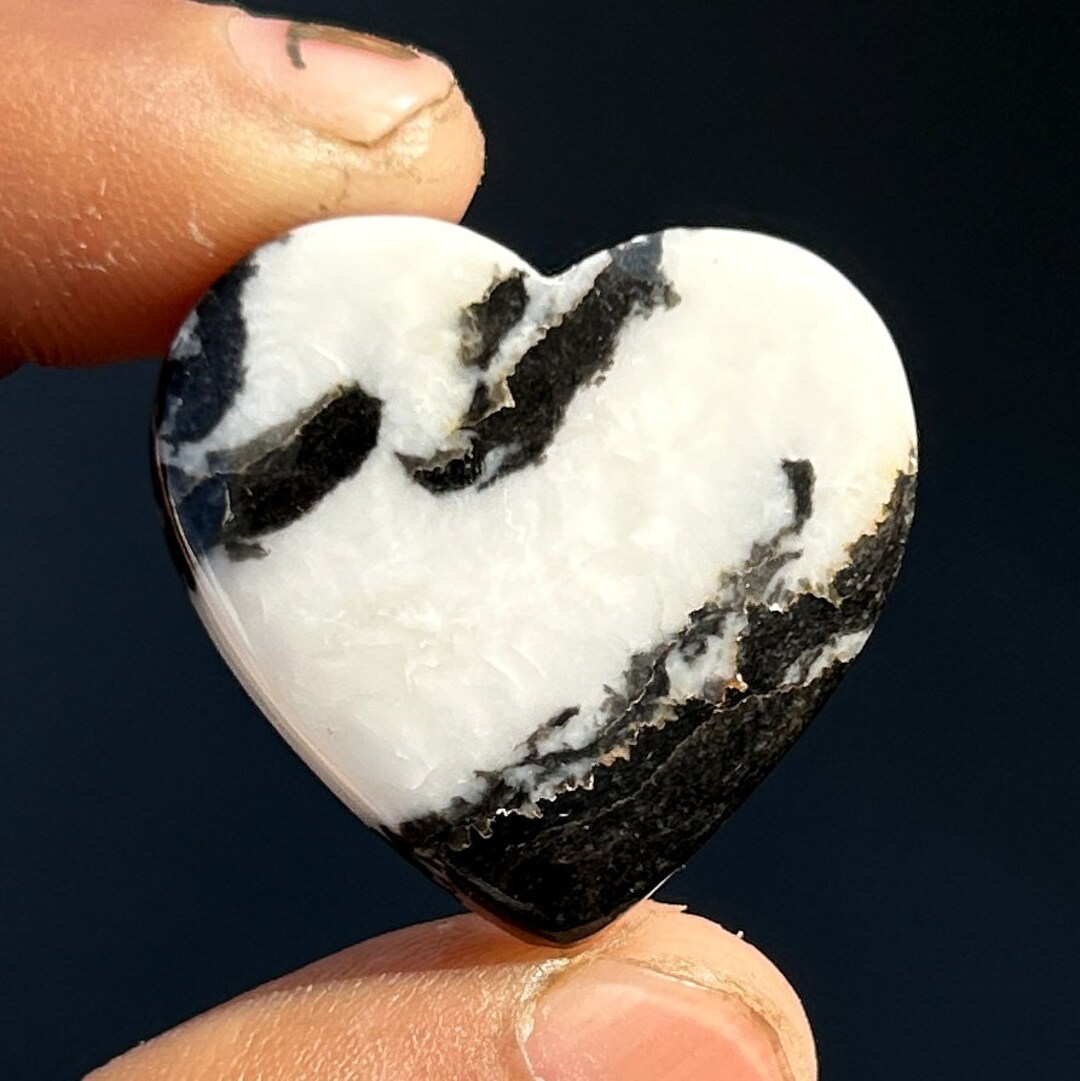 Zebra Jasper Zebra Jasper Heart Shaped for Making Jewelry and Things. T ...