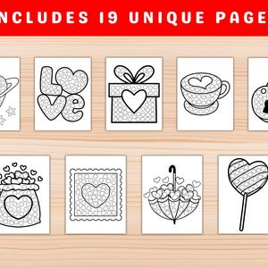 Heart Dot Marker Pages for Kids – Valentine Dauber Coloring Pages ...