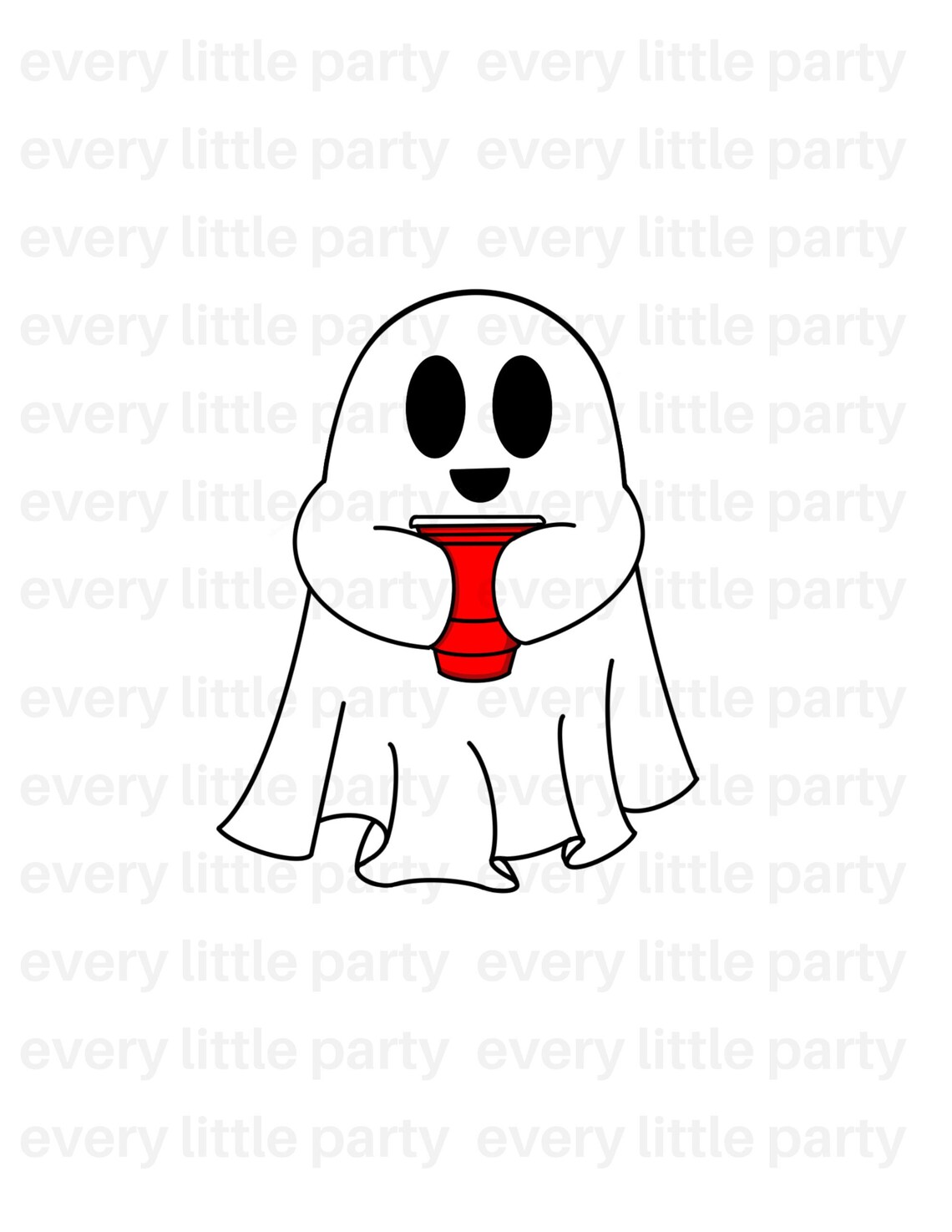 Ghost Drinking Beer From Red Solo Cup PNG | Drunk Ghost, Party Ghost ...