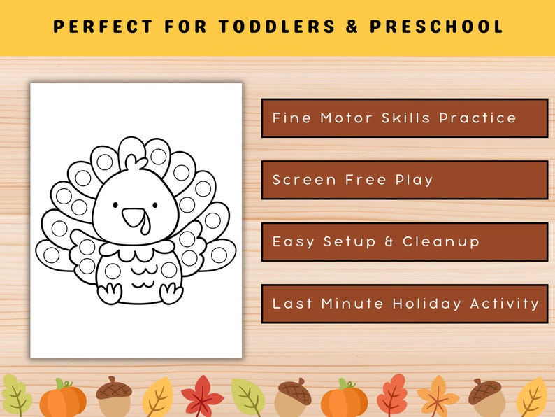 Turkey Dot Marker Printables | Thanksgiving Do a Dot Pages for Kids ...