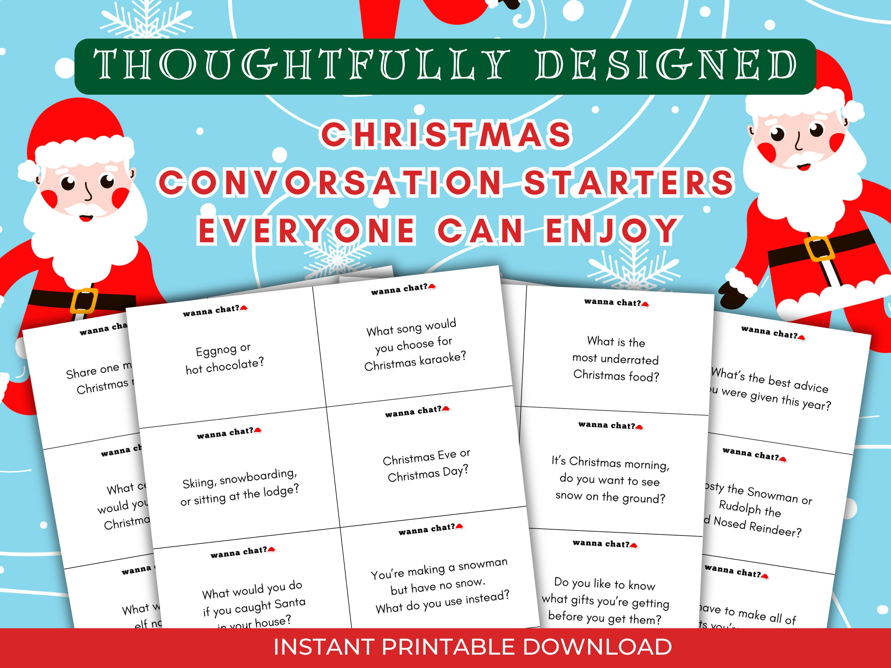 Christmas Icebreaker Questions