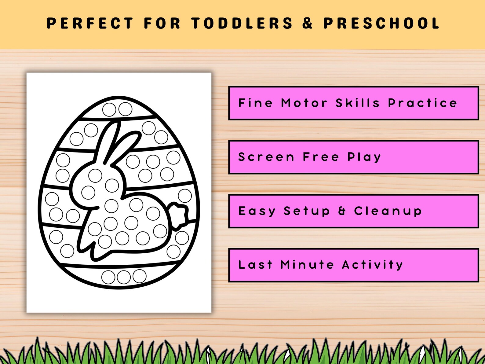 Easter Egg Dot Marker Printables – 19 Page Do A Dot Easter Activity PDF ...
