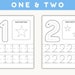 Trace and Count Worksheets, Printable Numbers 1-9 PDF, Teaching Numbers ...
