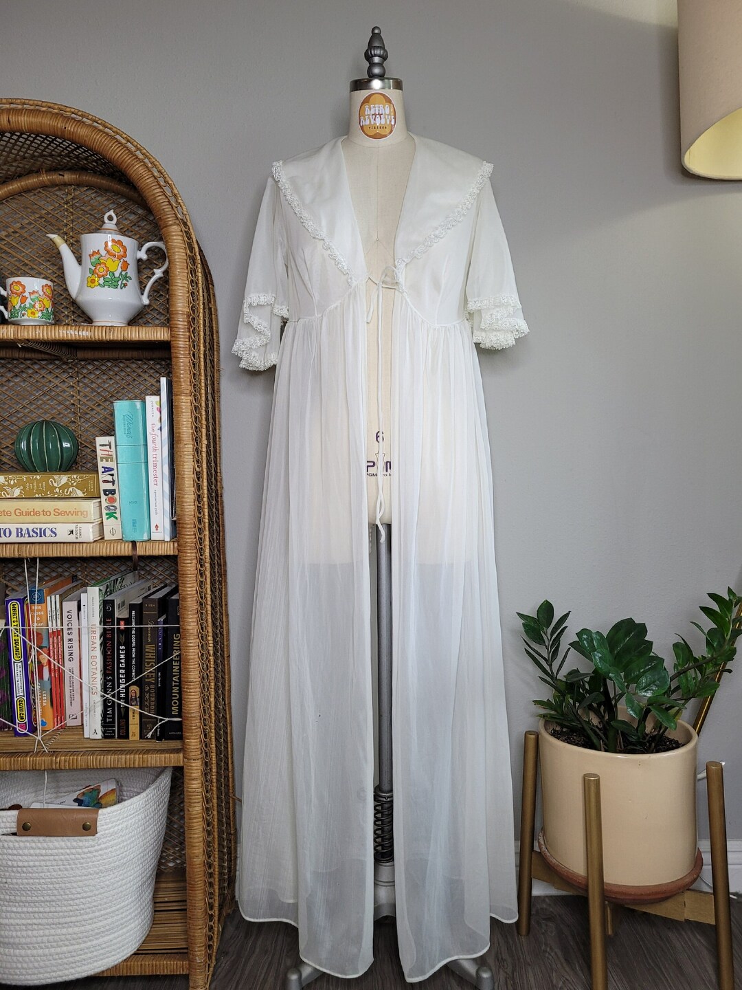 Vintage 60s Sheer White Lace Lingerie Small Elegant Open Tie - Etsy UK