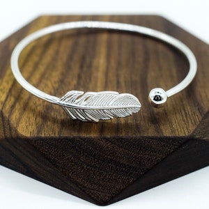 Feather Bangle - Etsy