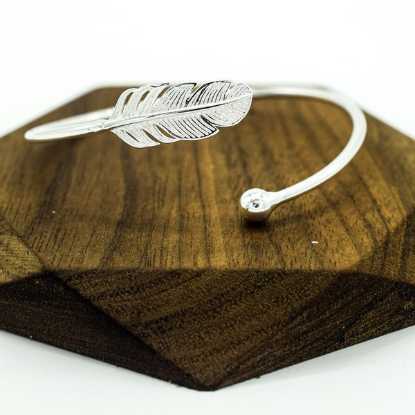 Feather Bangle - Etsy