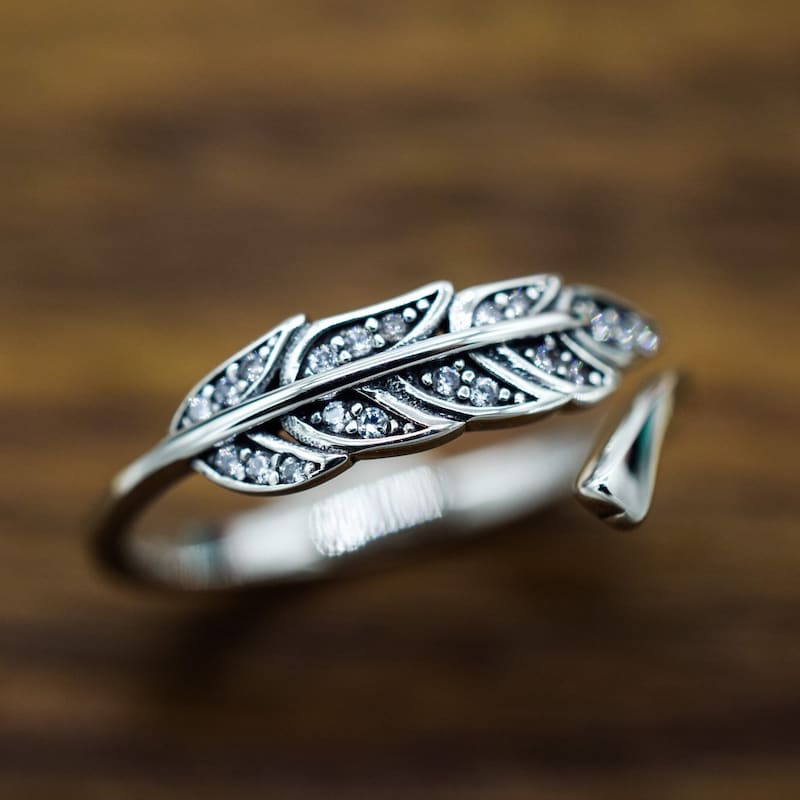 Feather Ring - Etsy