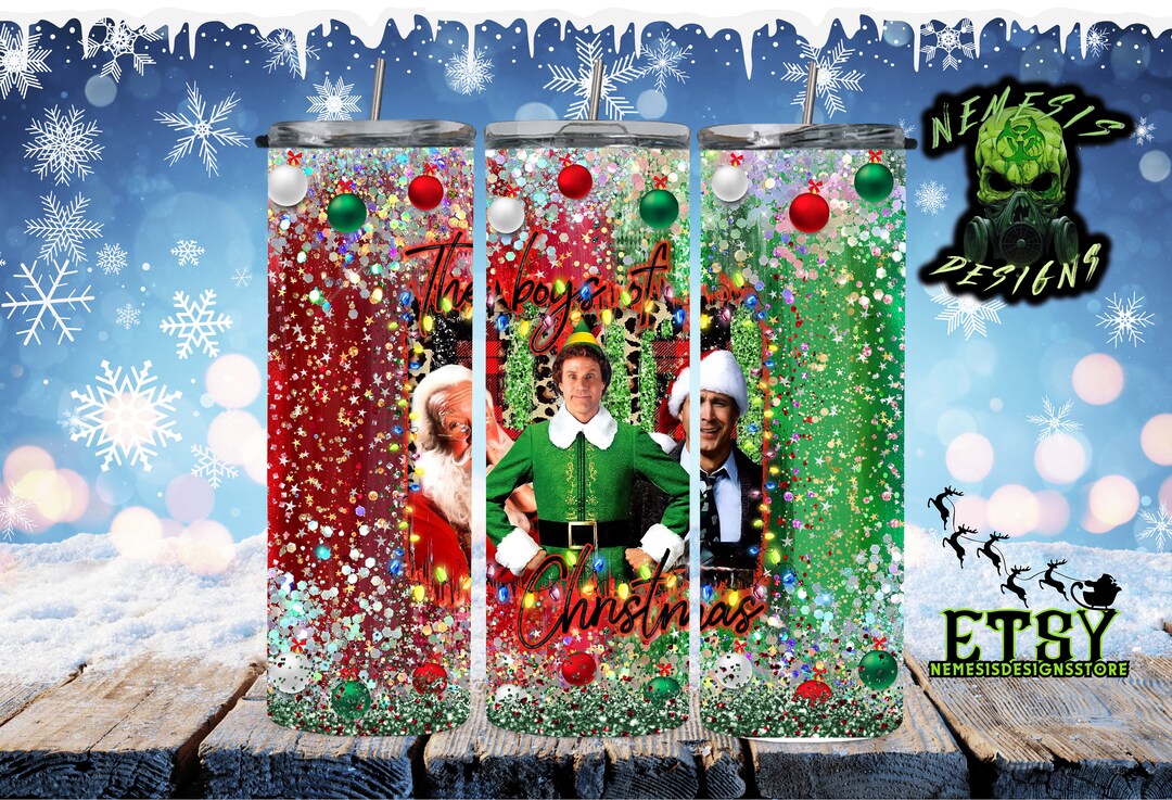 Boys of Christmas 20oz Sublimation Tumbler Wrap - Etsy