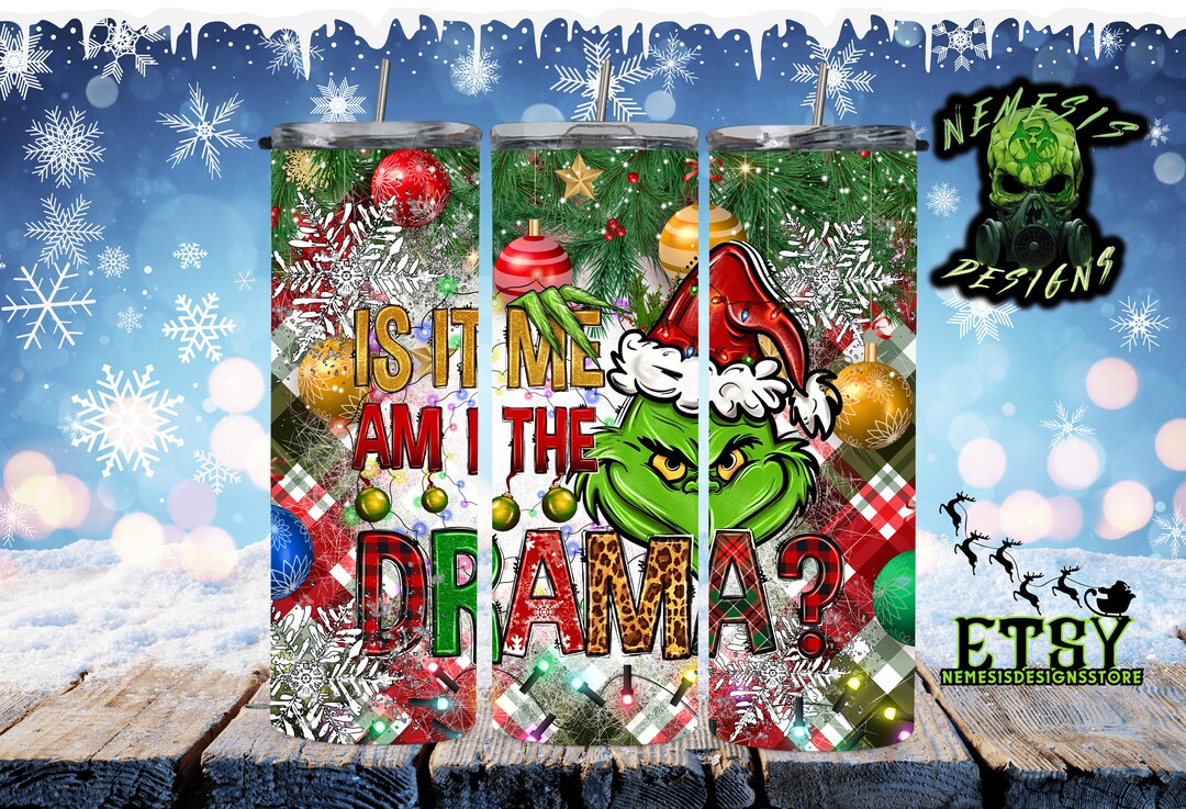 Am I the Drama 20oz Sublimation Tumbler Wrap - Etsy