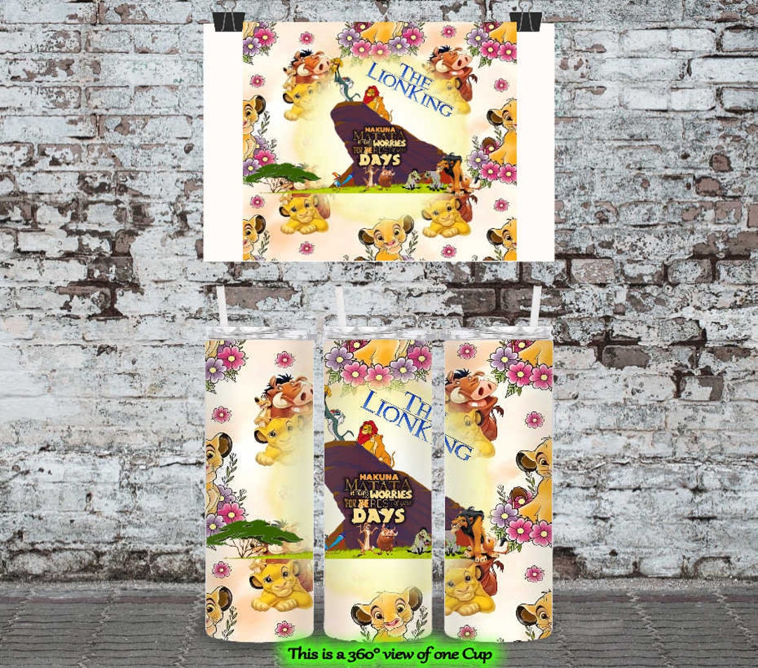 Hakuna Matata Sublimation Tumbler Wrap - Etsy