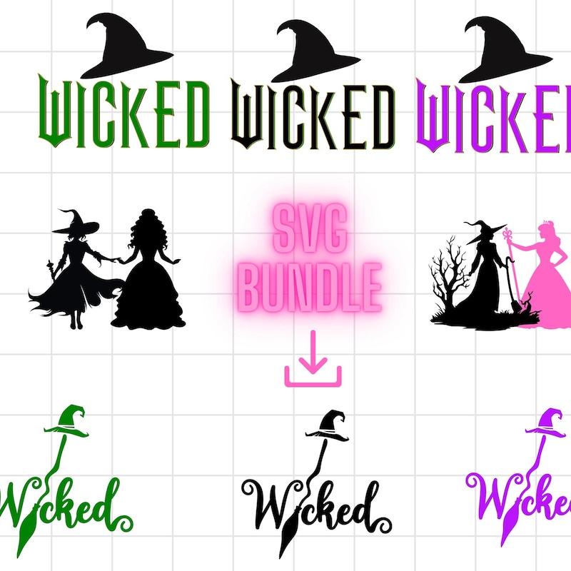 Wicked Svg - Etsy