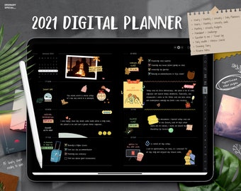 2021 Daily Digital Planner for Beginner, Goodnotes, Notability ...