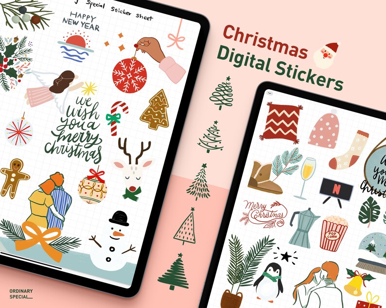 Digital Sticker for Goodnotes and Notability. Various Hand Drawing ...